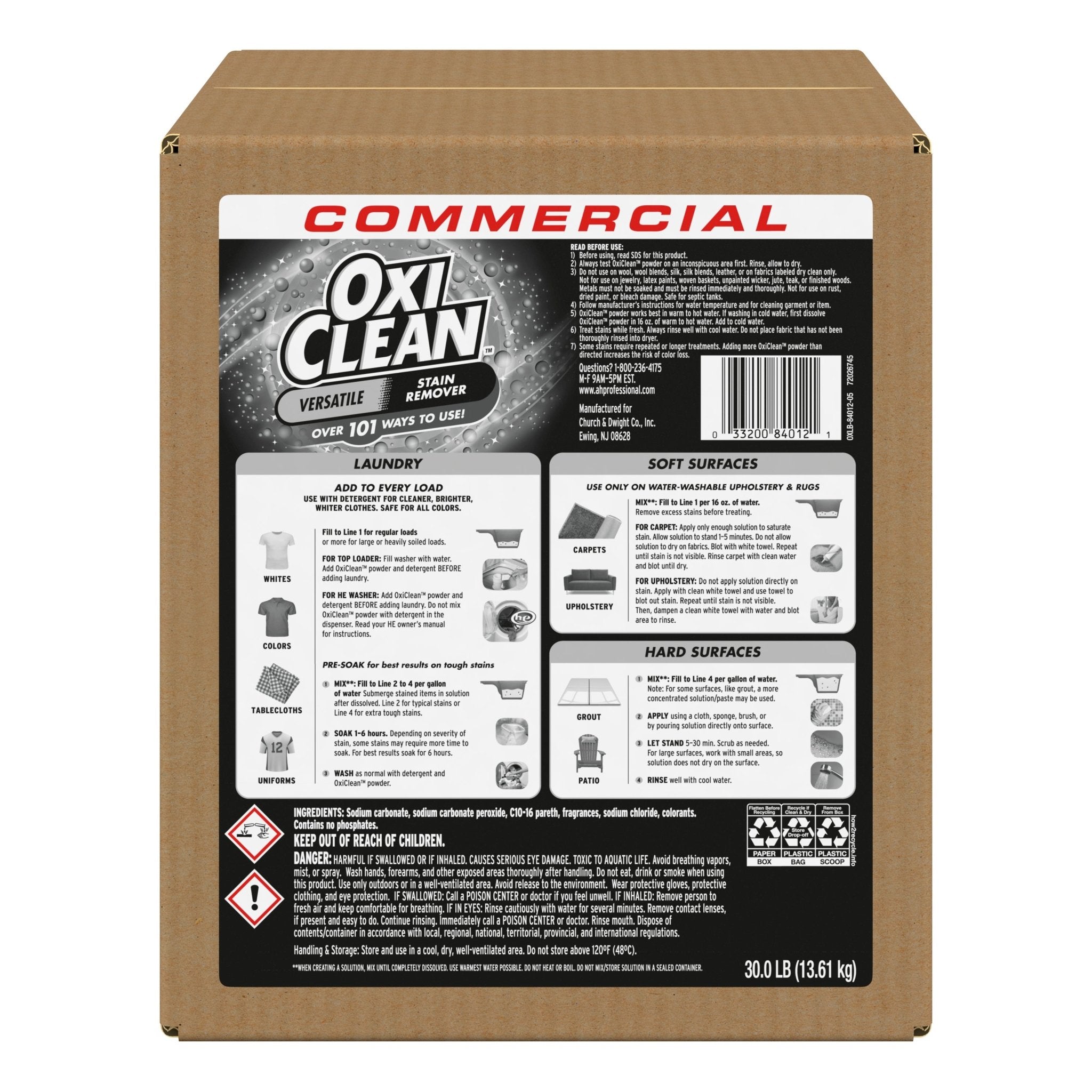 Oxi Clean 30lb Box – Norton Supply